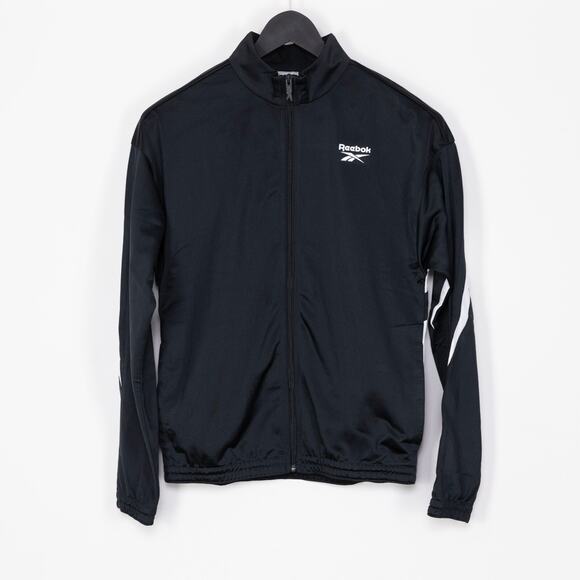Reebok | Jackets & Coats | Reebok Men Identity Vector Zip Front Track ...